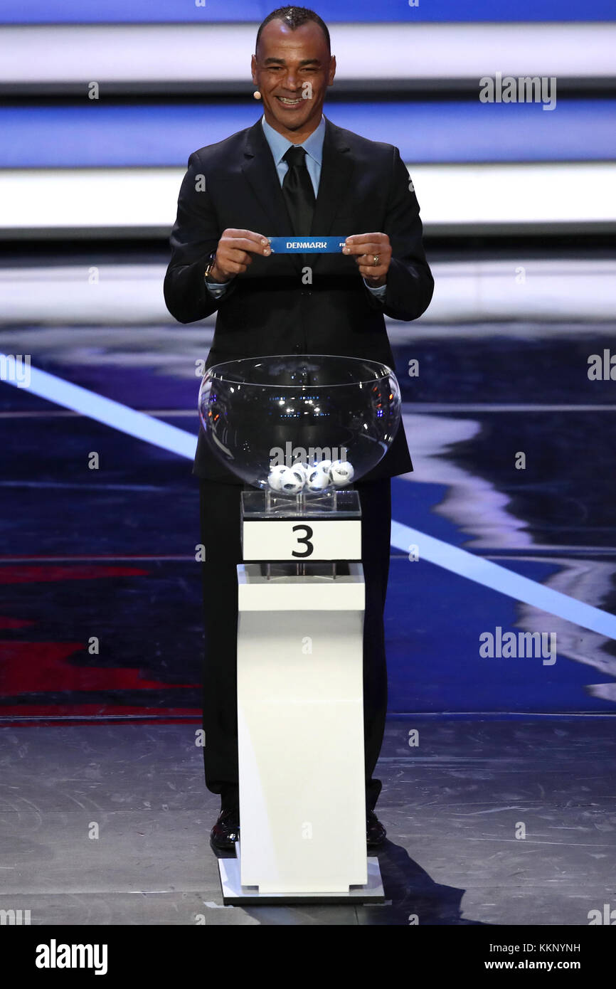 World Cup 2018 draw ambassador Cafu during the FIFA 2018 World Cup draw ...