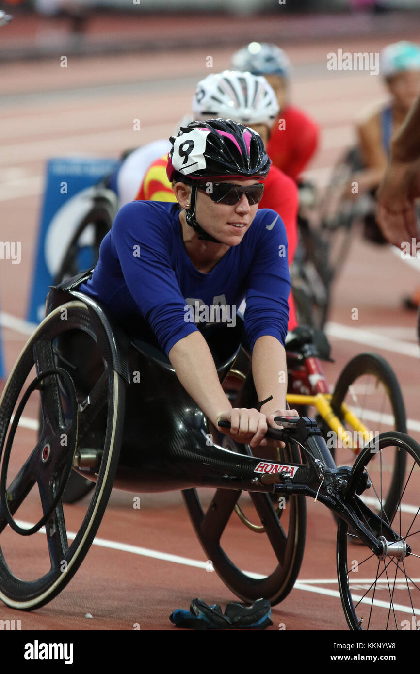 Amanda MCGRORY of the USA in the Women's 800m T54 Final at the World ...