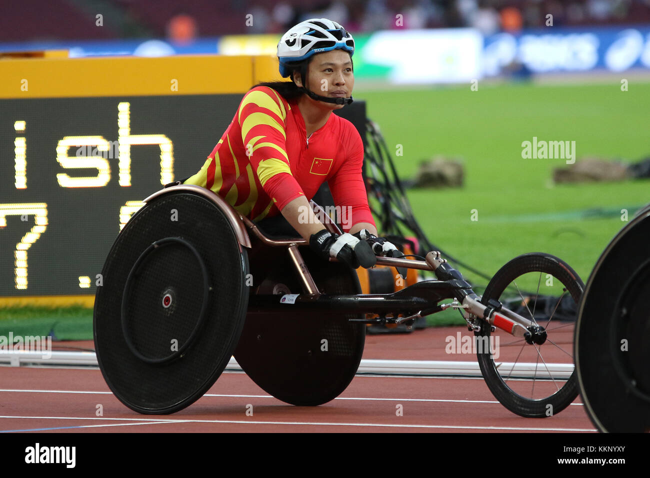 Jing MA of China in the Women's 800m T54 Final at the World Para ...