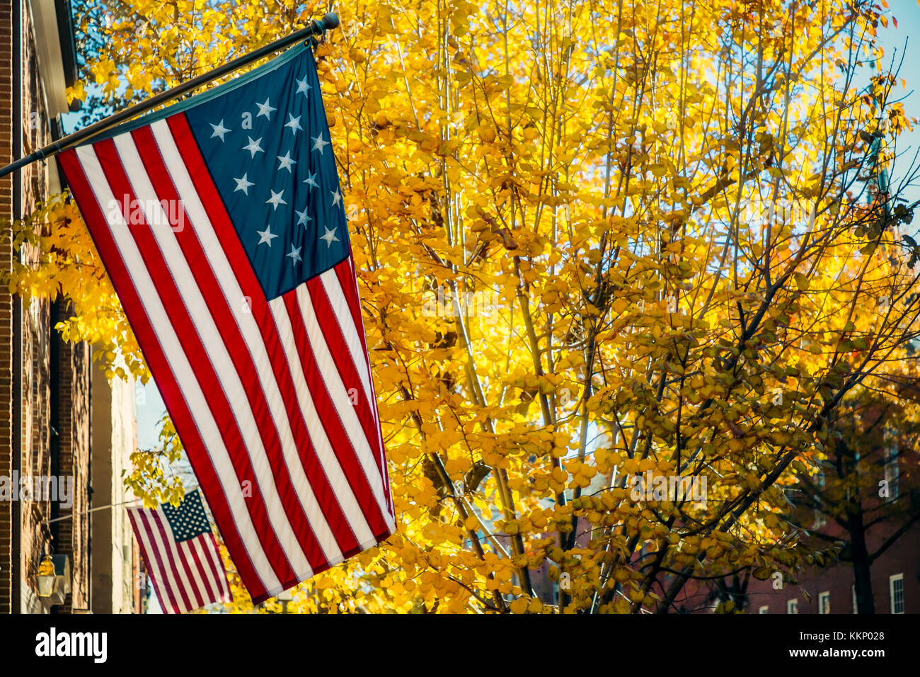 The fifteen star American flag that was authorized by the United States ...