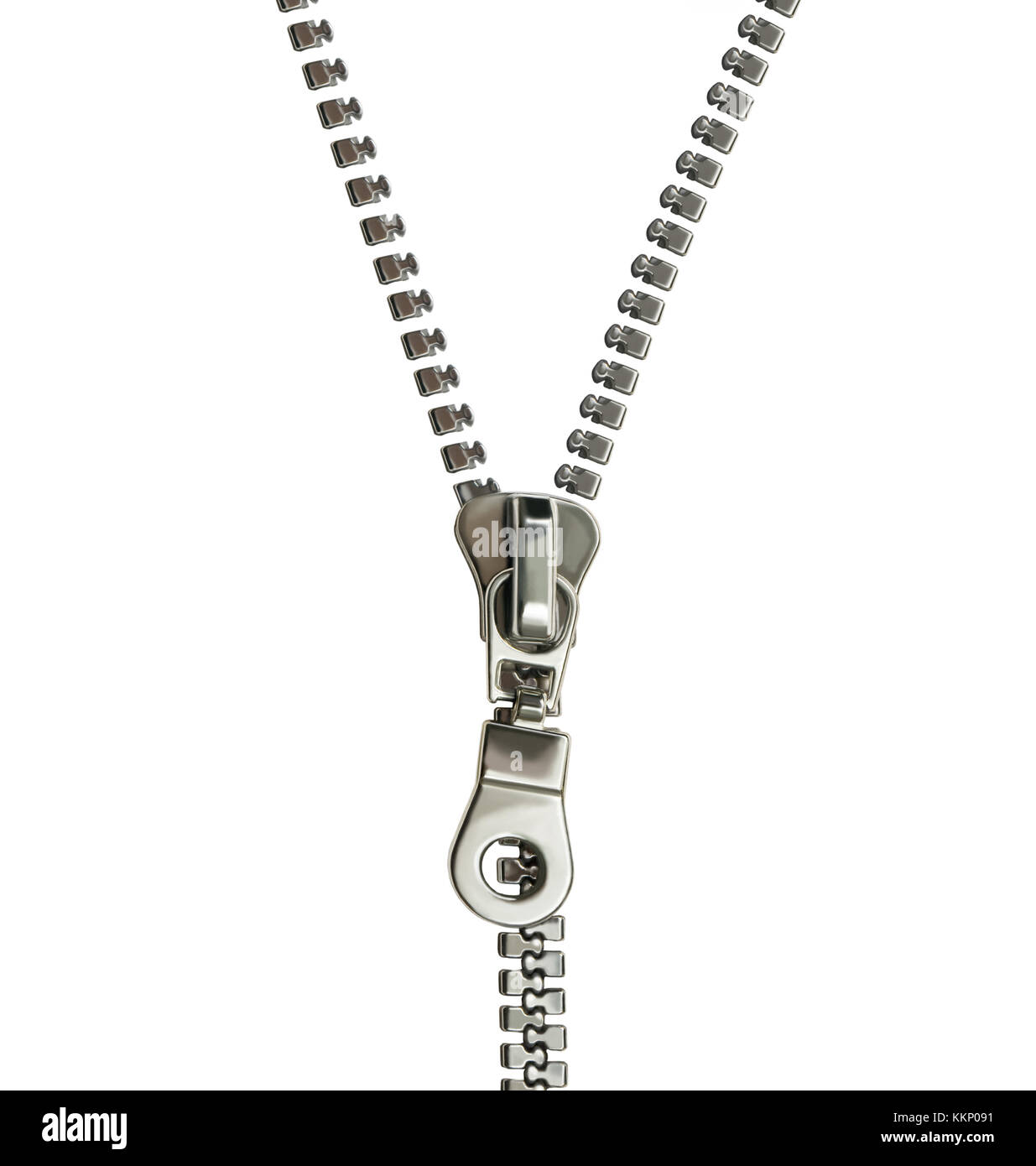 zipper isolated on white Stock Photo - Alamy