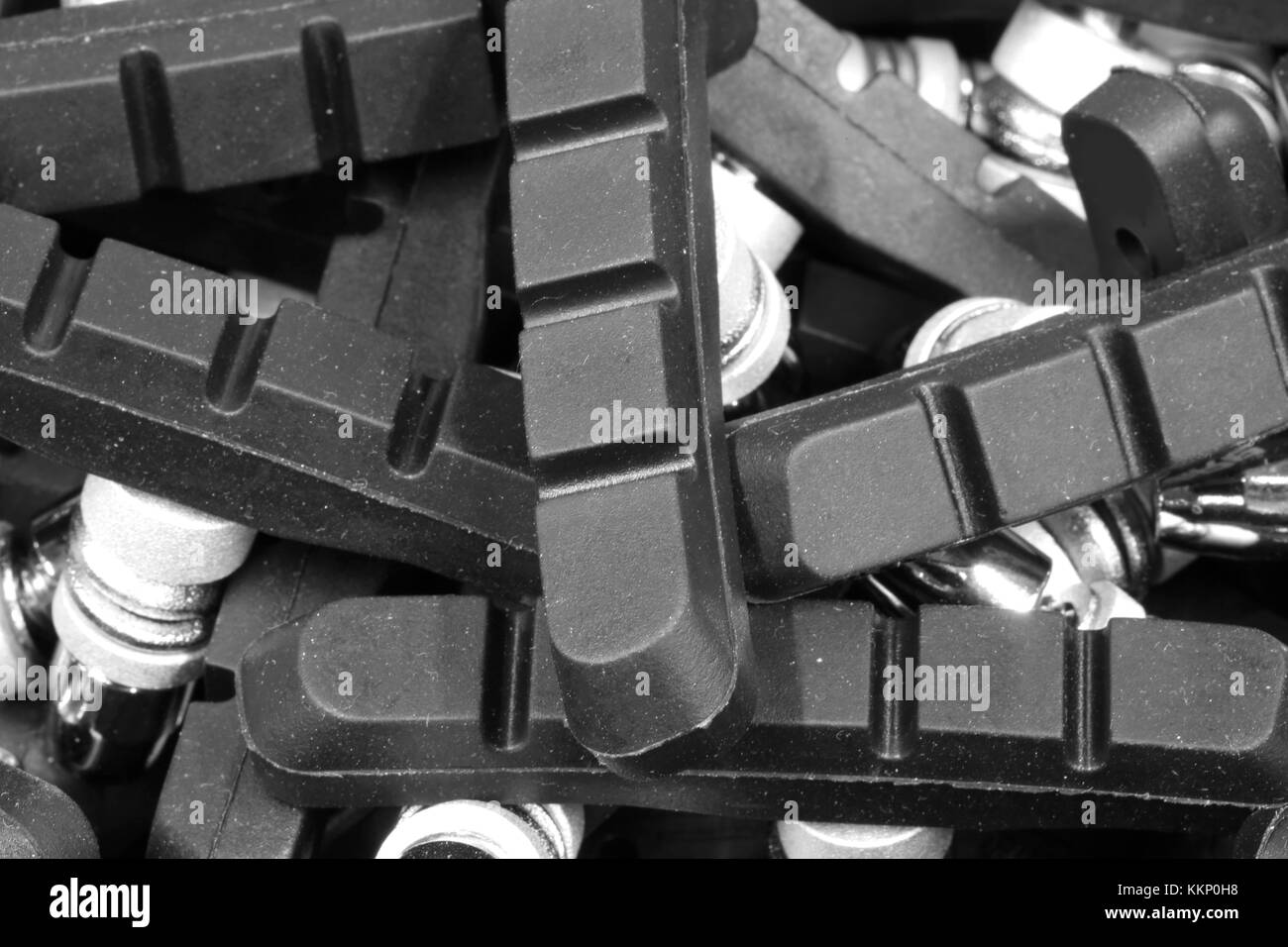 close-up of many rubber elements for bicycle brakes Stock Photo - Alamy