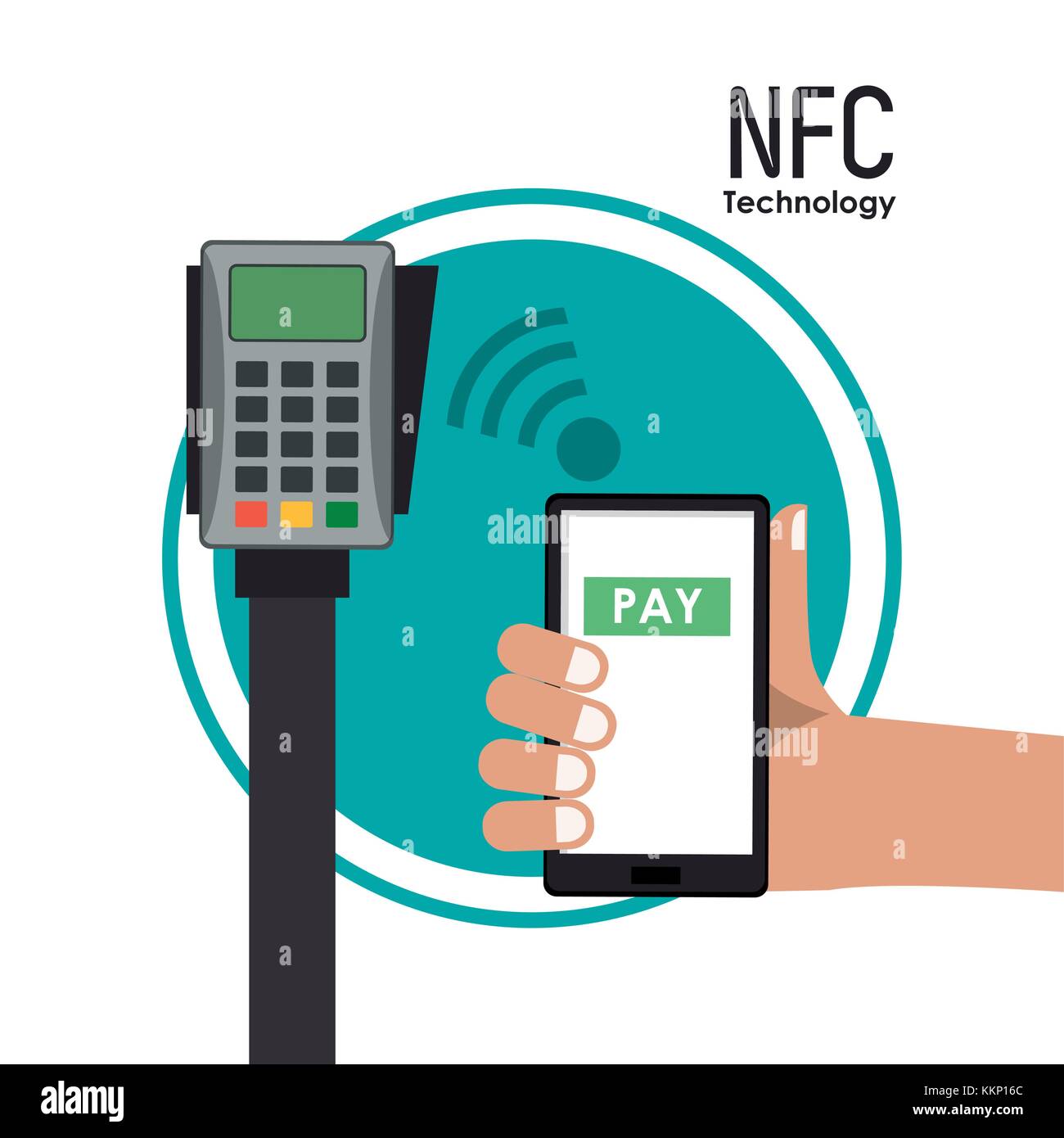 NFC technology icons Stock Vector Image & Art - Alamy