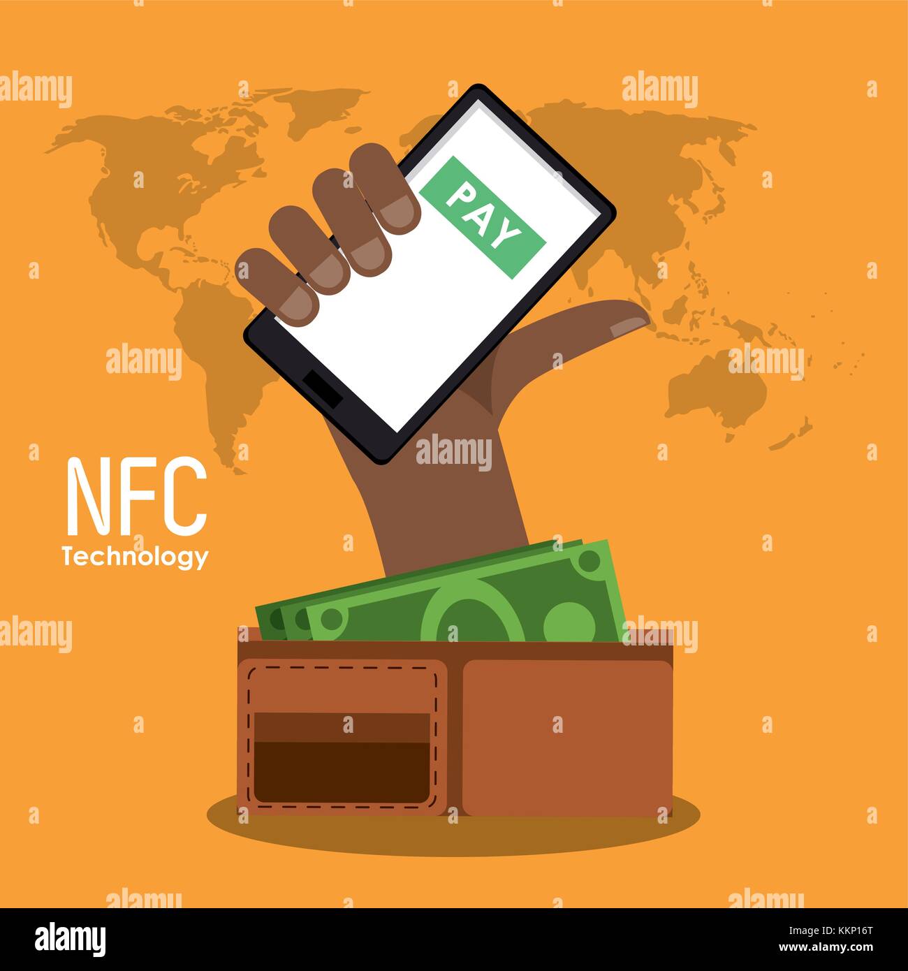NFC technology icons Stock Vector Image & Art - Alamy