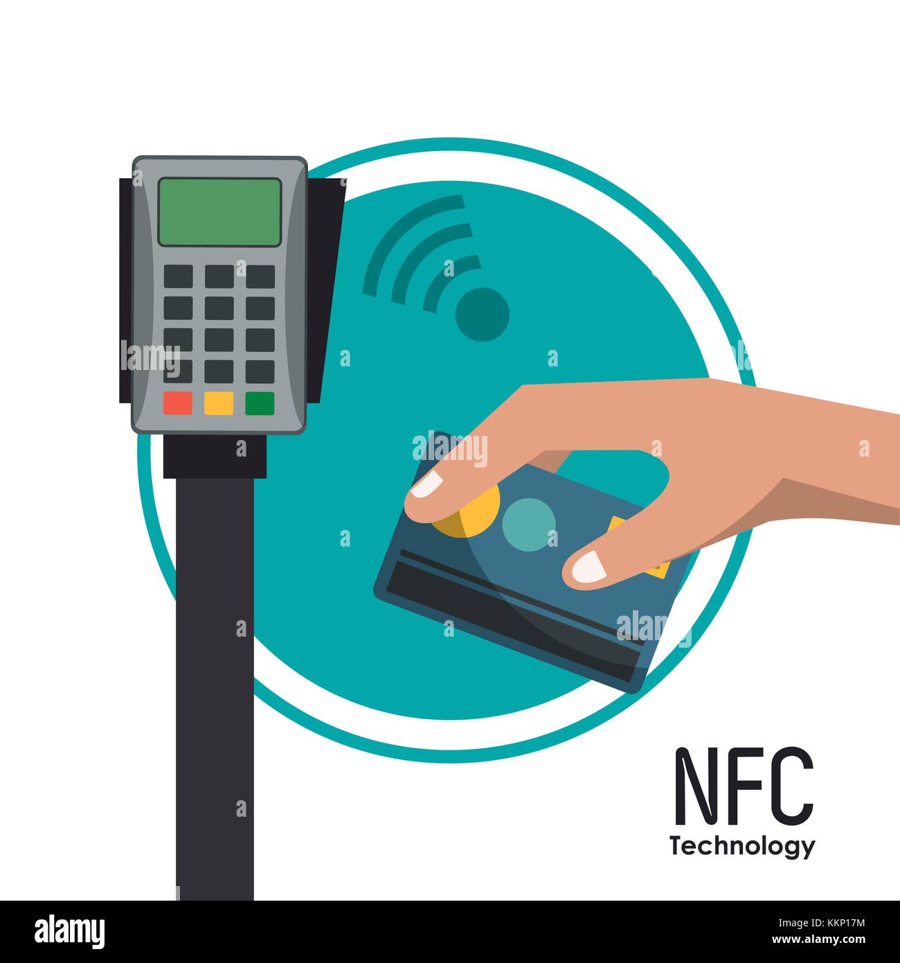 NFC technology icons Stock Vector Image & Art - Alamy