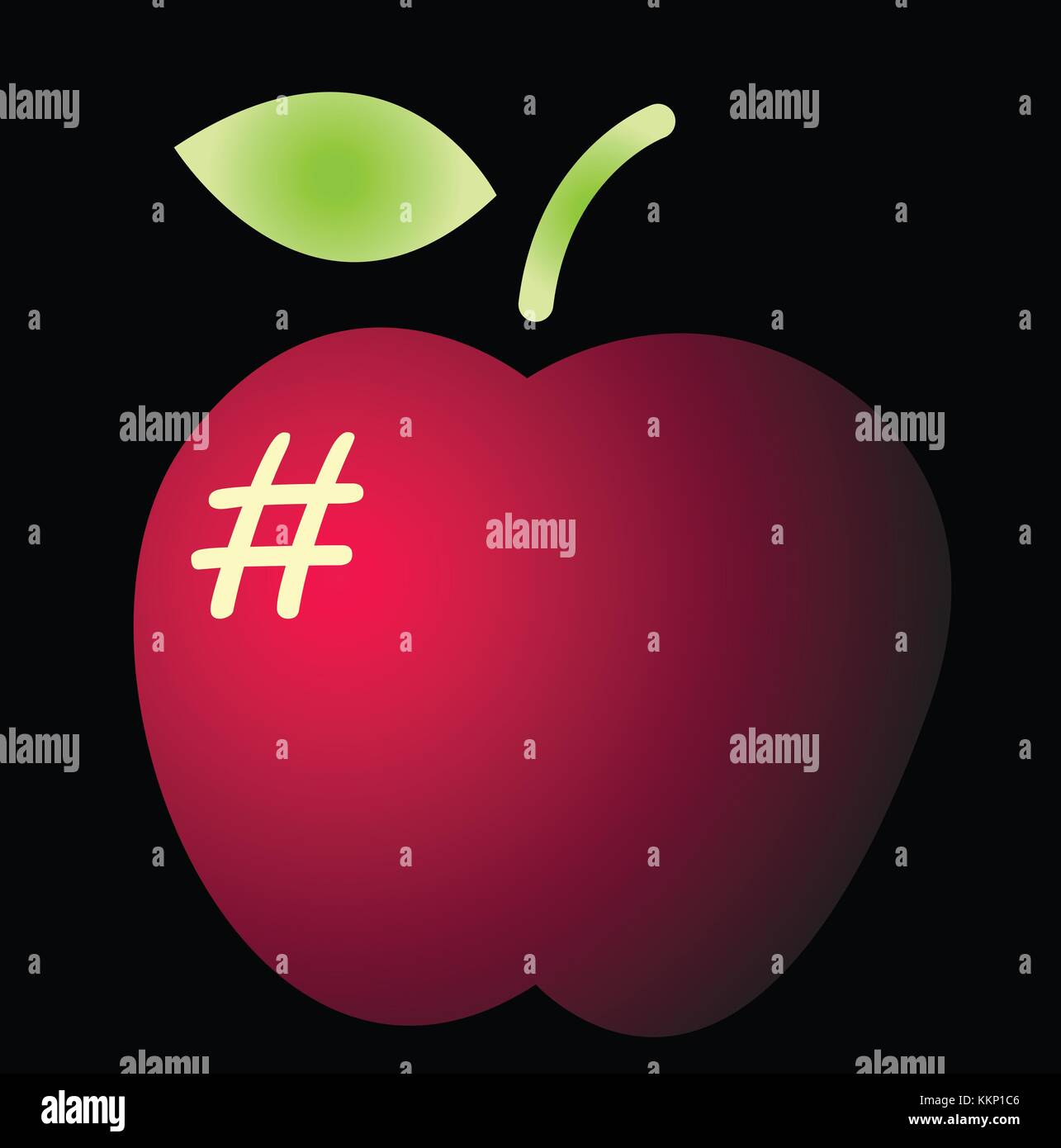 apple red delicious Stock Photo - Alamy