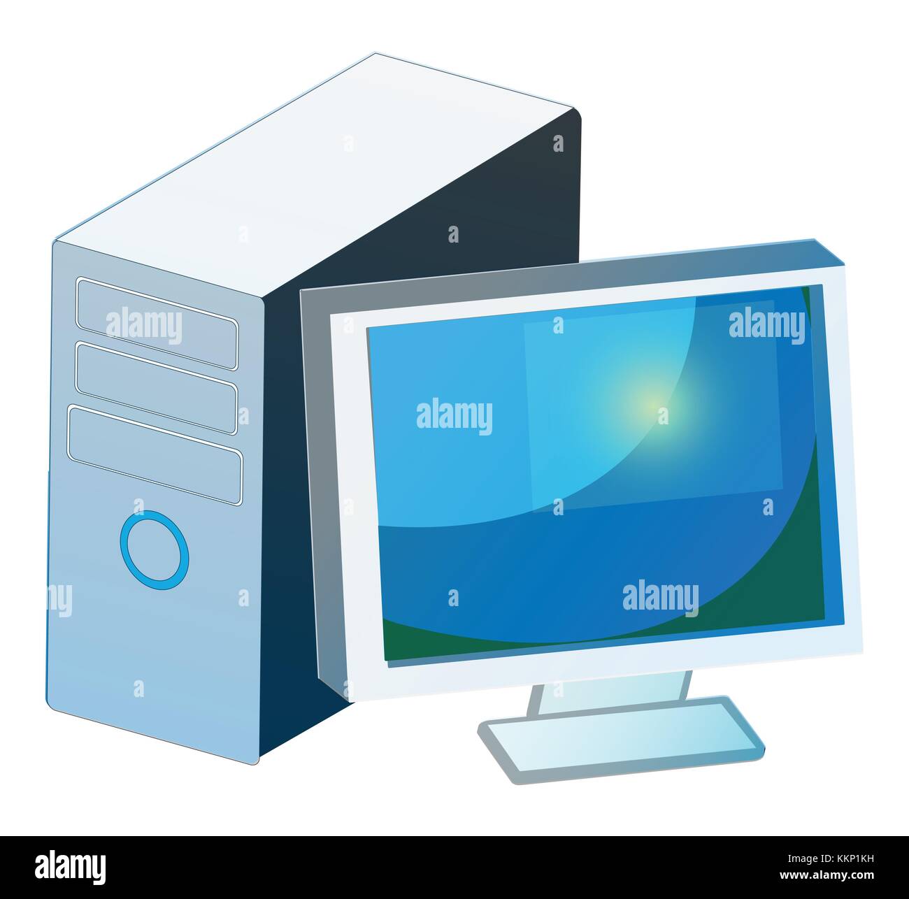 Computers connect Cut Out Stock Images & Pictures - Alamy