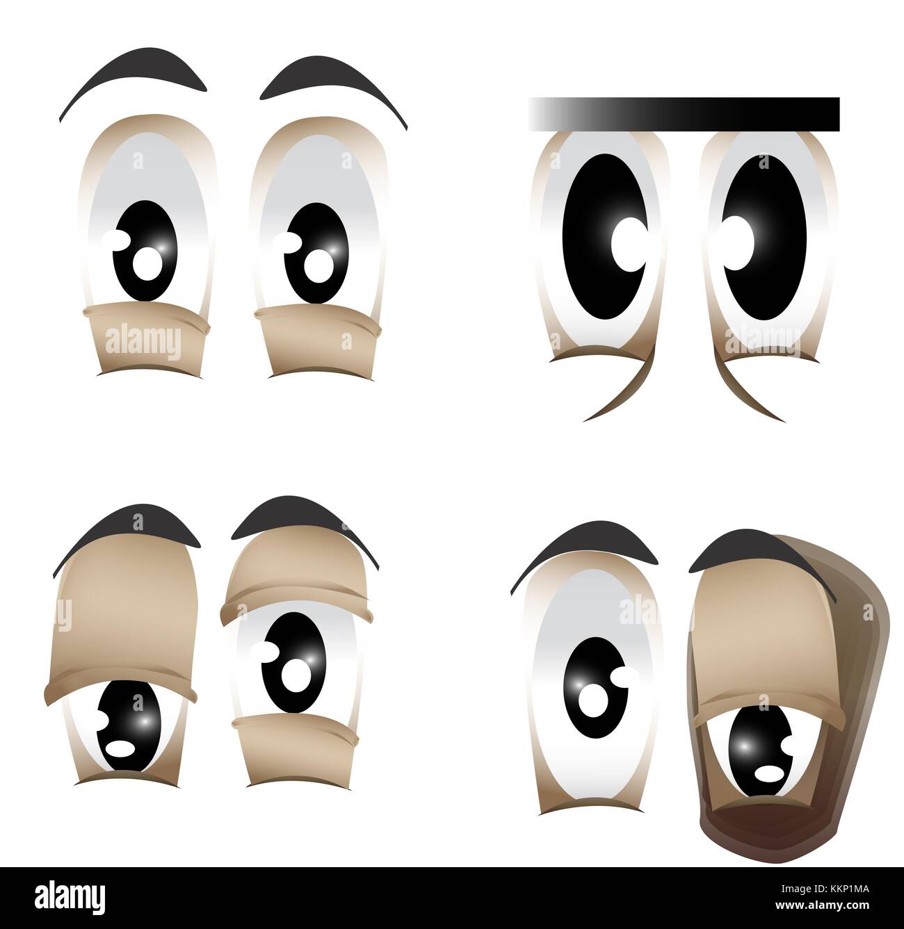 different shape of eyes Stock Photo - Alamy