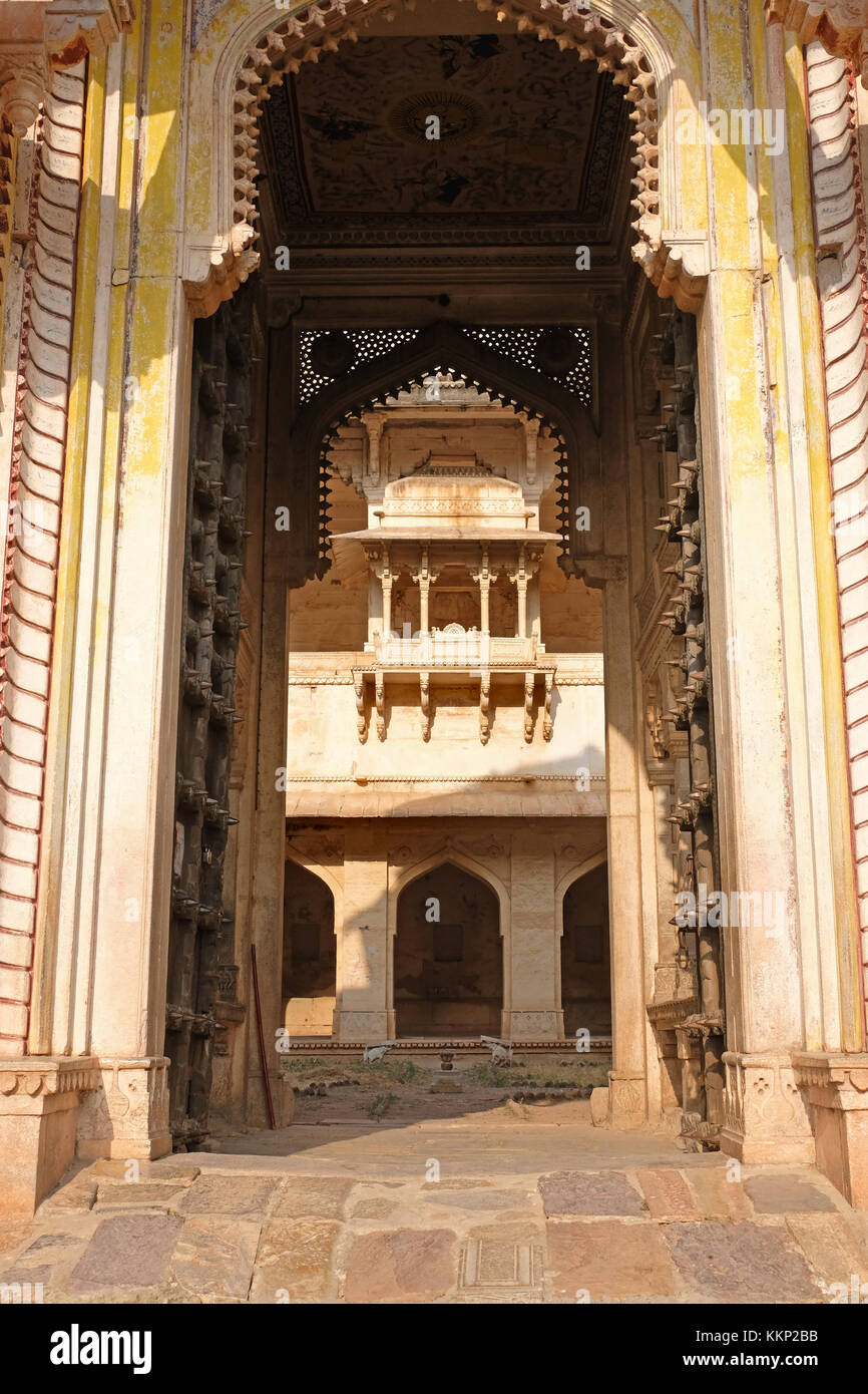Ornate gateway. Bundi Palace in Rajasthan,India Stock Photo - Alamy