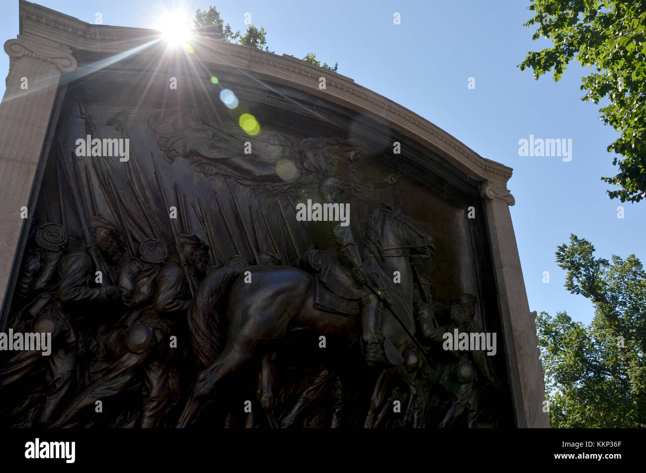 Robert gould shaw memorial hi-res stock photography and images - Alamy