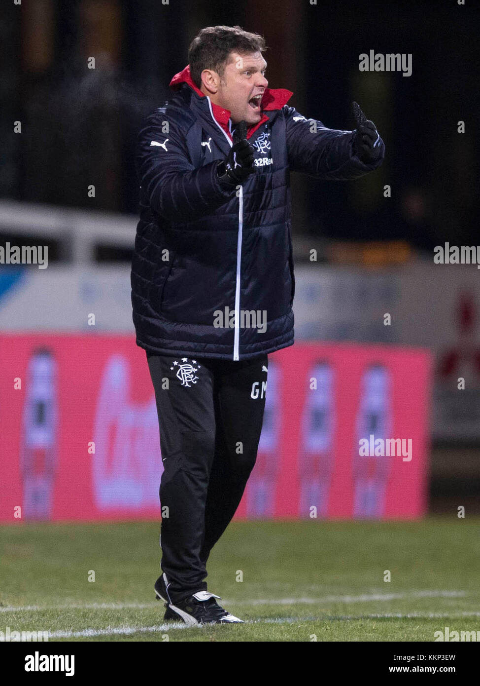 Rangers manager Graeme Murty Stock Photo - Alamy