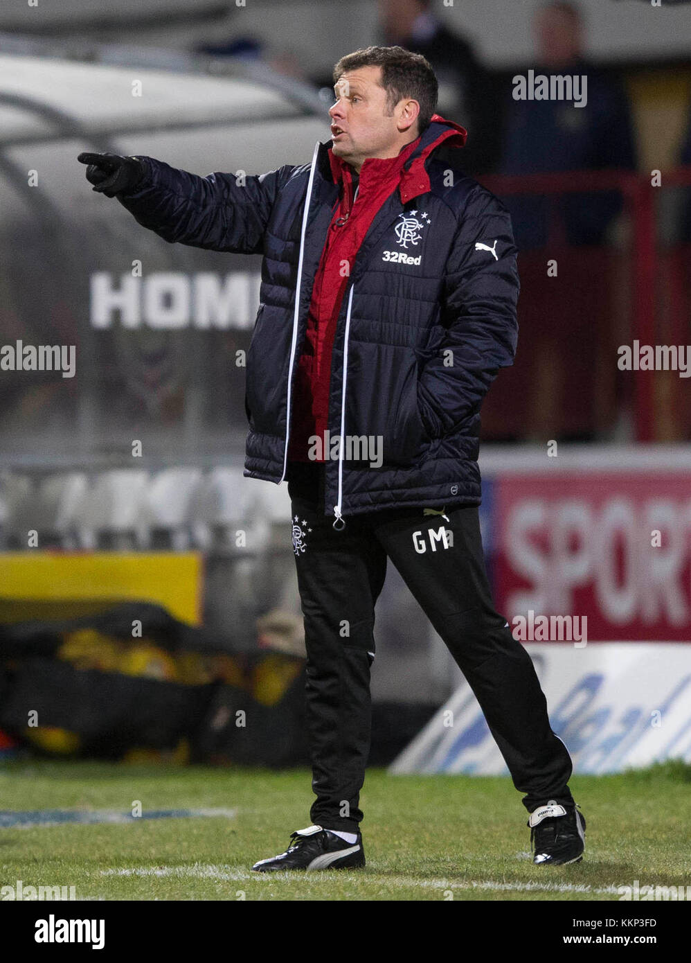 Rangers manager Graeme Murty Stock Photo - Alamy
