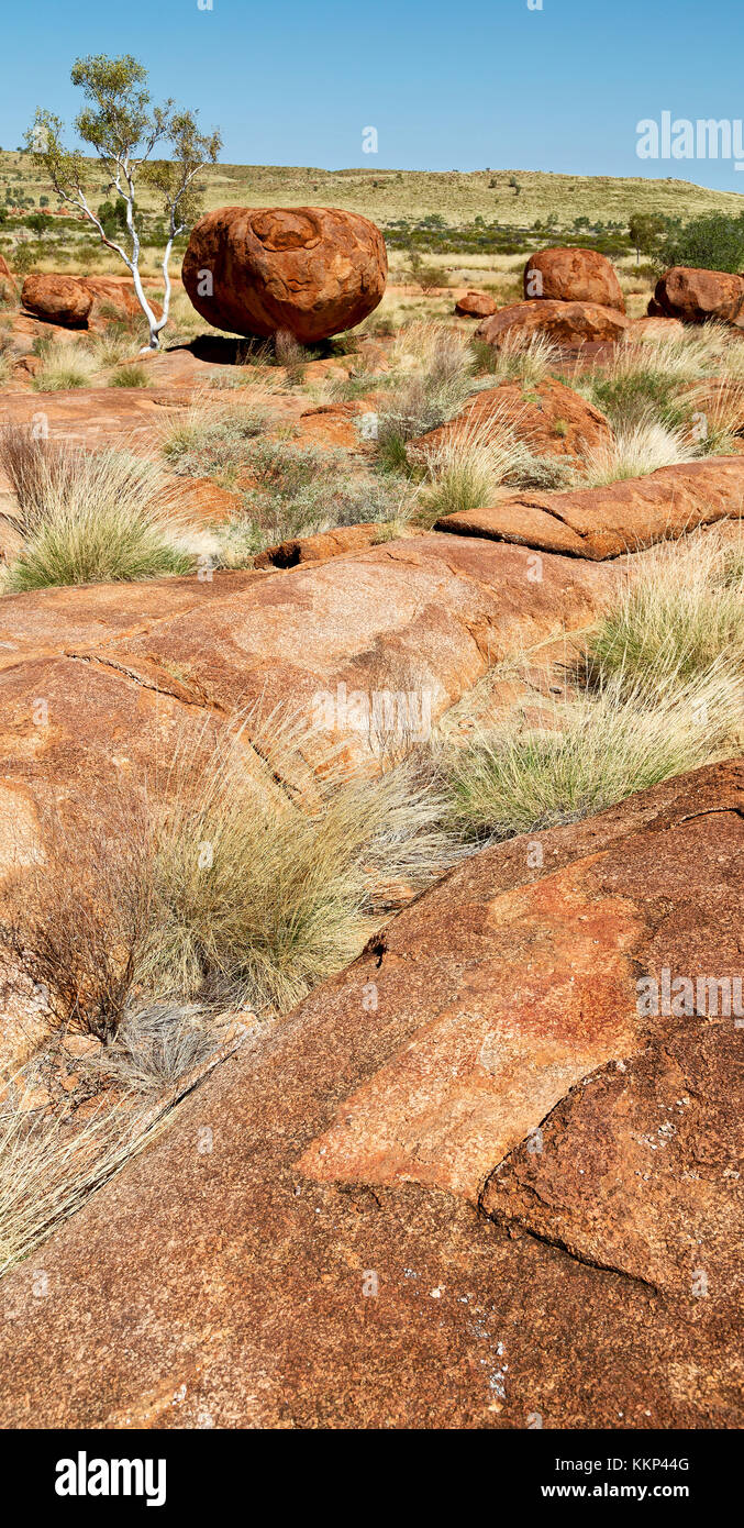 in australia the rocks of devil s marble in the northern territory ...