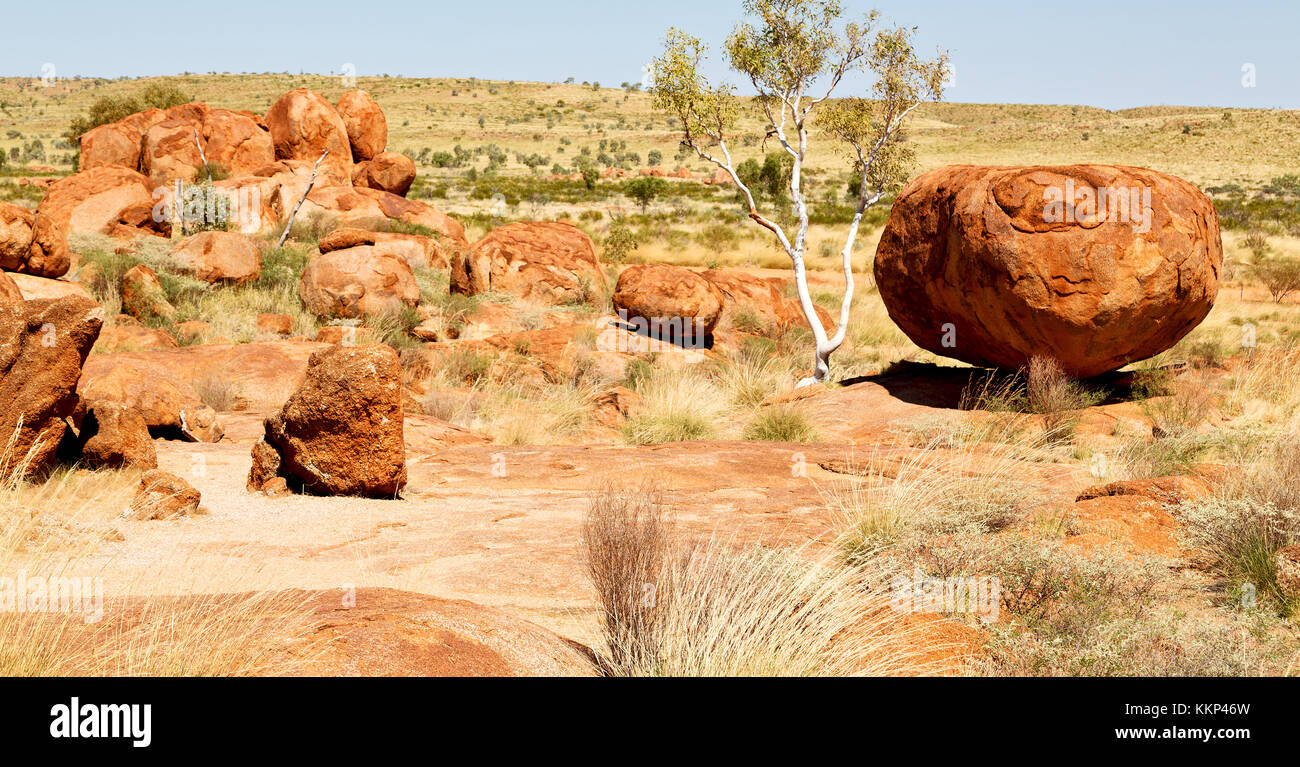 in australia the rocks of devil s marble in the northern territory ...