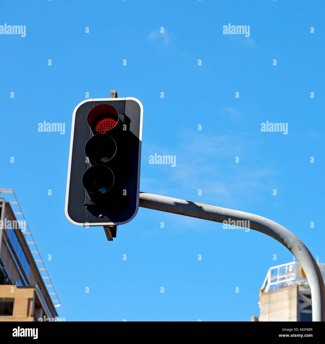 in australia sydney the traffic light and background of the city Stock ...