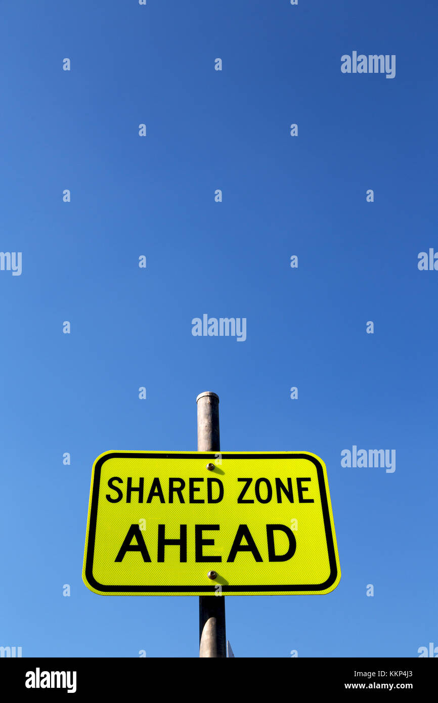 in australia the sign of shared zone ahead concept of safety in the ...