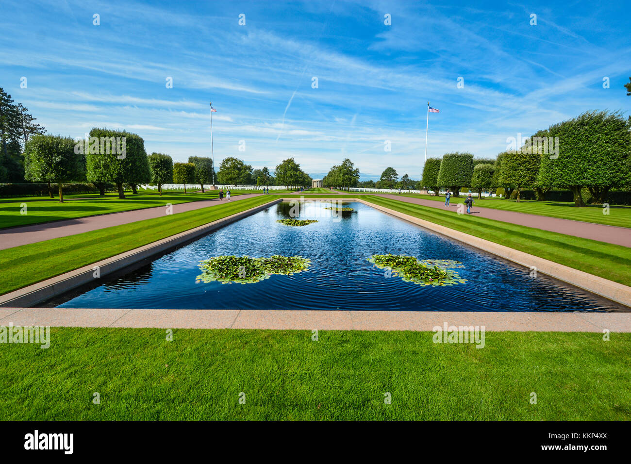 Normandy american cemetery hi-res stock photography and images - Alamy
