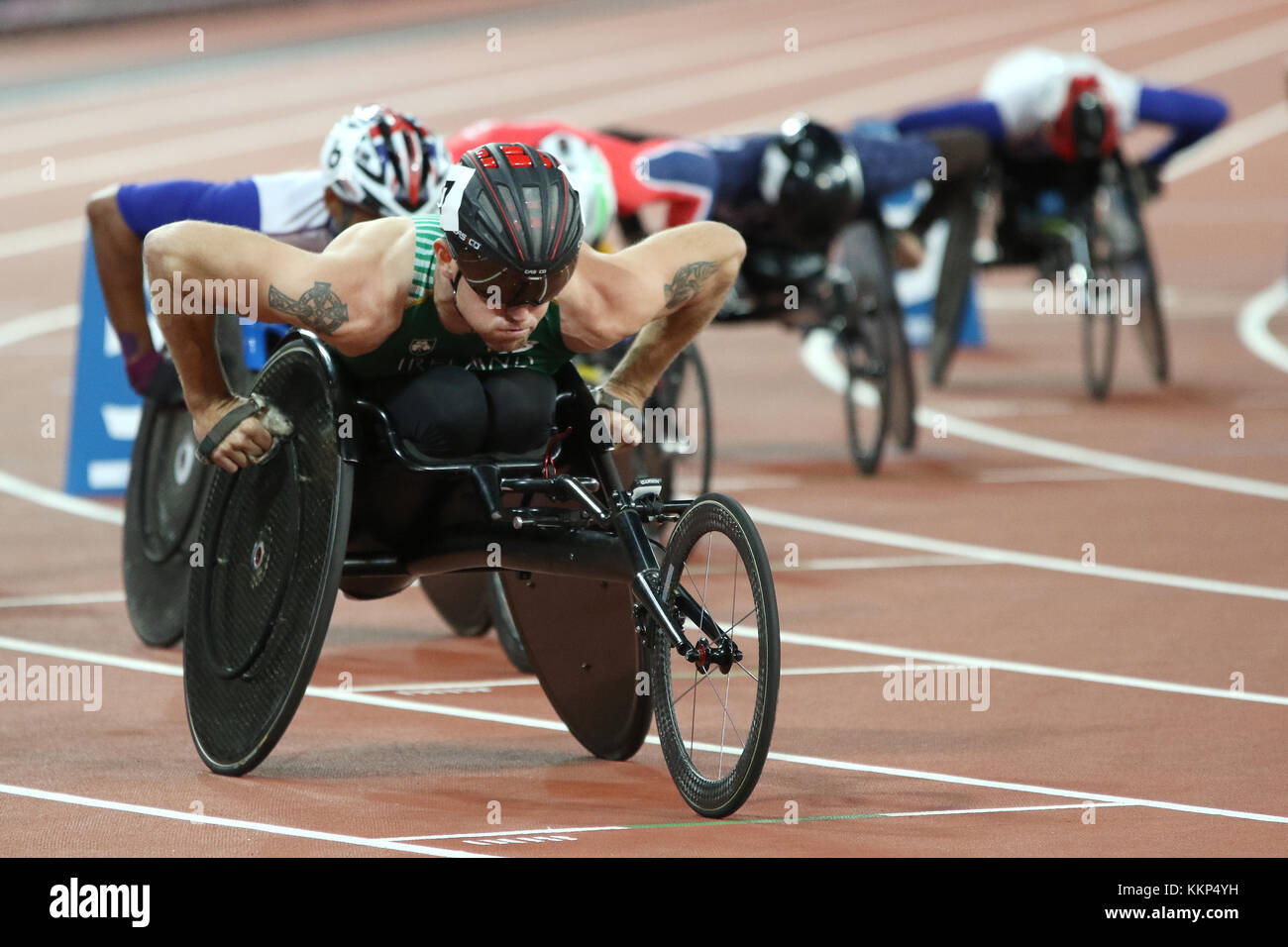 Patrick MONAHAN of Ireland in the Men's 800m T53 Heats at the World ...