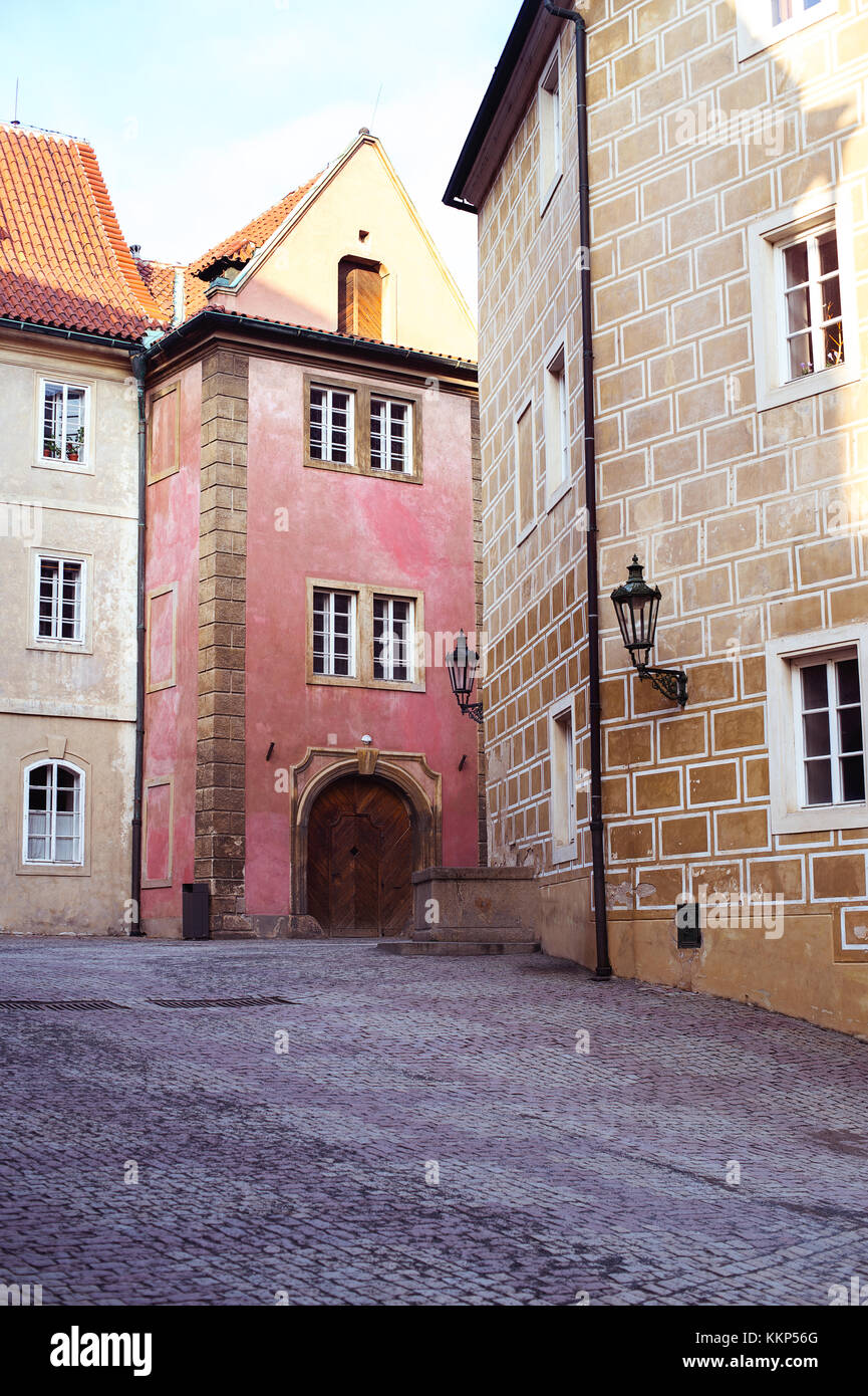 Old wall mala strana hi-res stock photography and images - Alamy