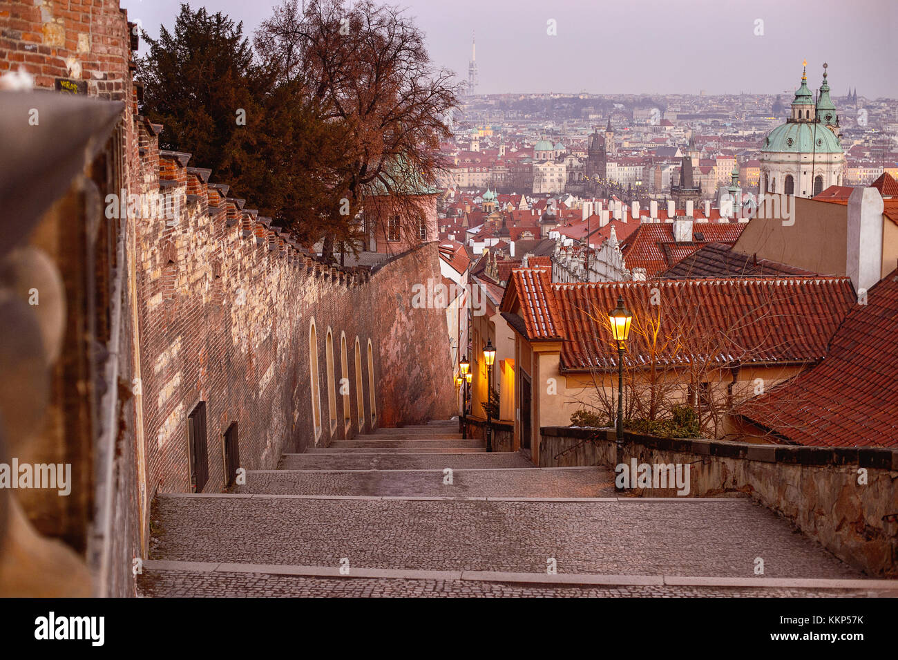 Old Castle Steps (stairs) that lead out of Lesser Quarter Street up to ...