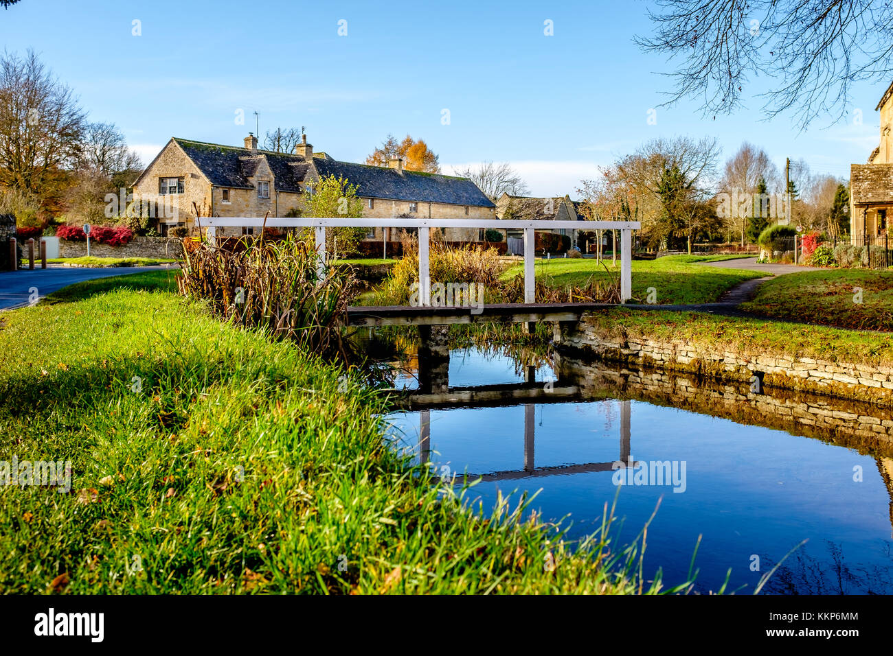 The Bridge at Lower Slaughter - Cotswolds, England Stock Photo - Alamy
