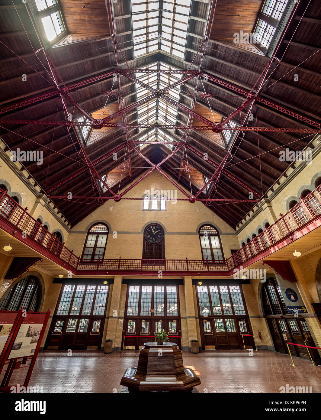The Central Railroad of New Jersey Terminal, also known as Communipaw ...