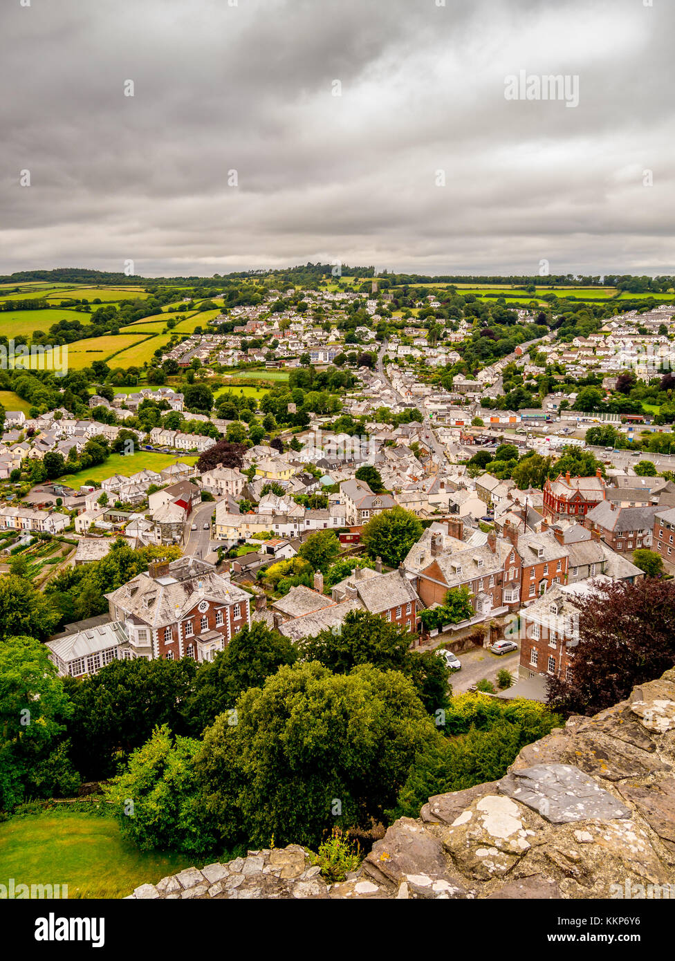 The ancient market town of totnes, Devon, England Stock Photo - Alamy