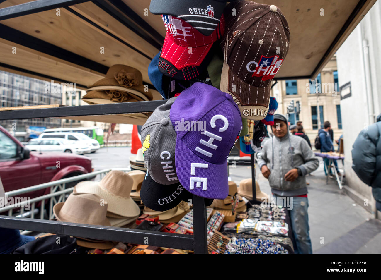 Street scene in Valparaiso, Chile Stock Photo - Alamy