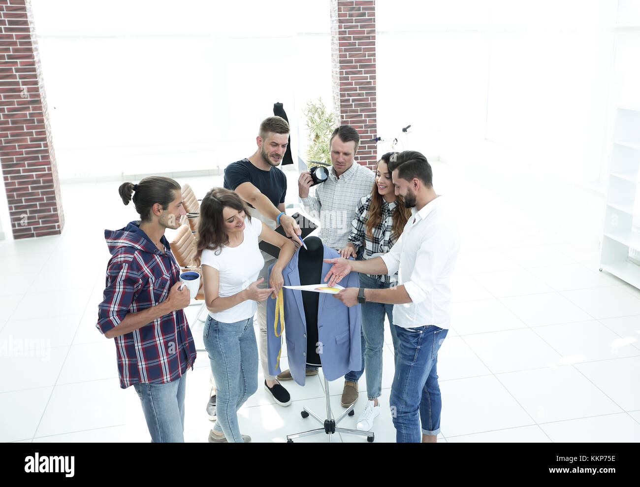 Designers working new models hi-res stock photography and images - Alamy
