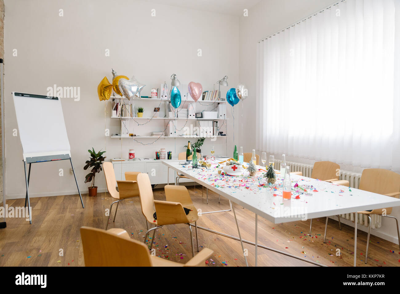 Meeting room christmas party Stock Photo - Alamy