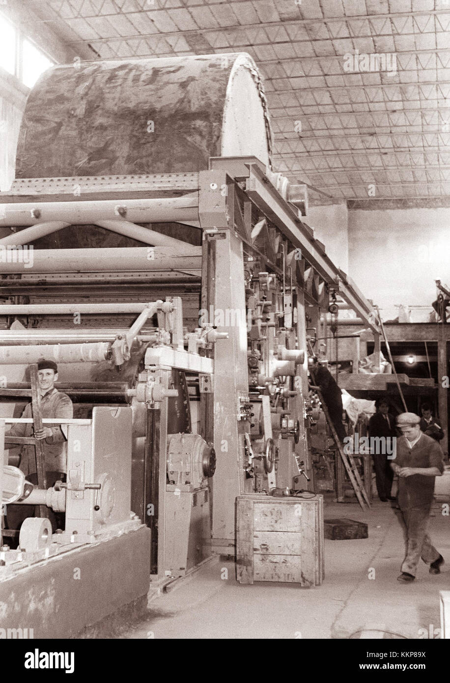 A photograph of the Sladki Vrh Paper and Cardboard Factory in Slovenia ...