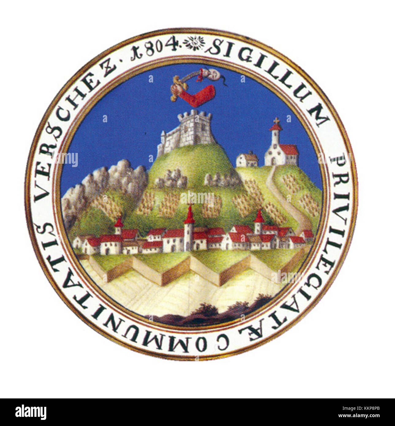 The Grb of VrÅ¡ac refers to the coat of arms of the town of VrÅ¡ac ...