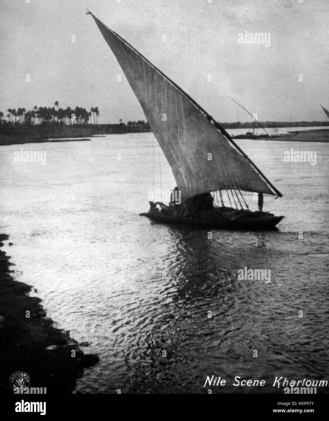 A scene depicting the Nile River, one of the longest rivers in the world. The Nile has been ...