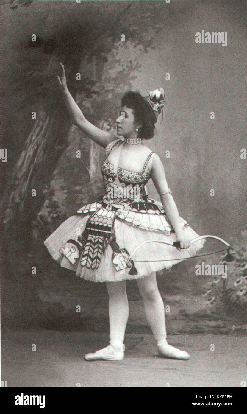 Mathilde Kschessinska's performance of the 'Pas de Fleche' in 'Pharaoh ...