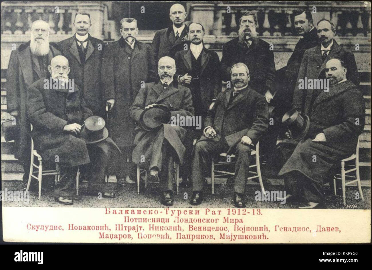 The signatories of the Treaty of London, an important diplomatic ...