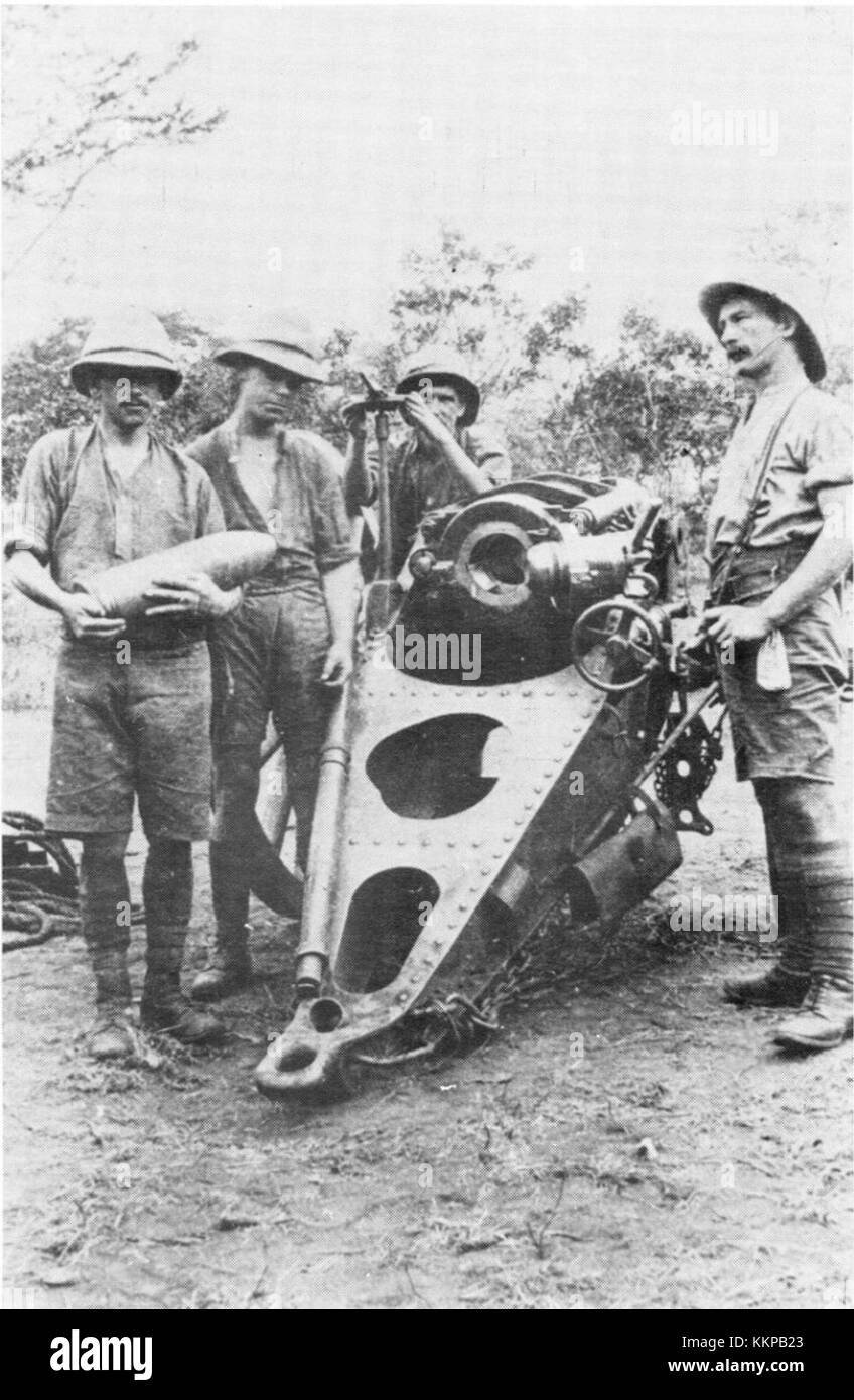 BL 5.4 inch howitzer breech WWI Stock Photo - Alamy