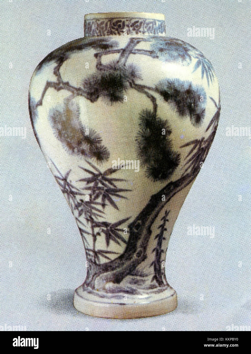 The Joseon Blue and White Porcelain Jar 11 is a piece of Korean ...