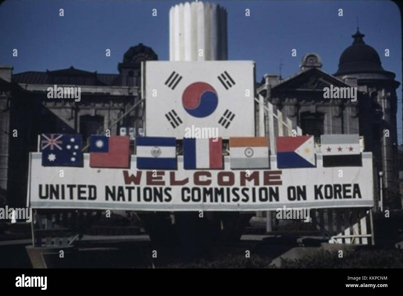 A photograph capturing Seoul, South Korea, in 1949, showing the cityâ ...