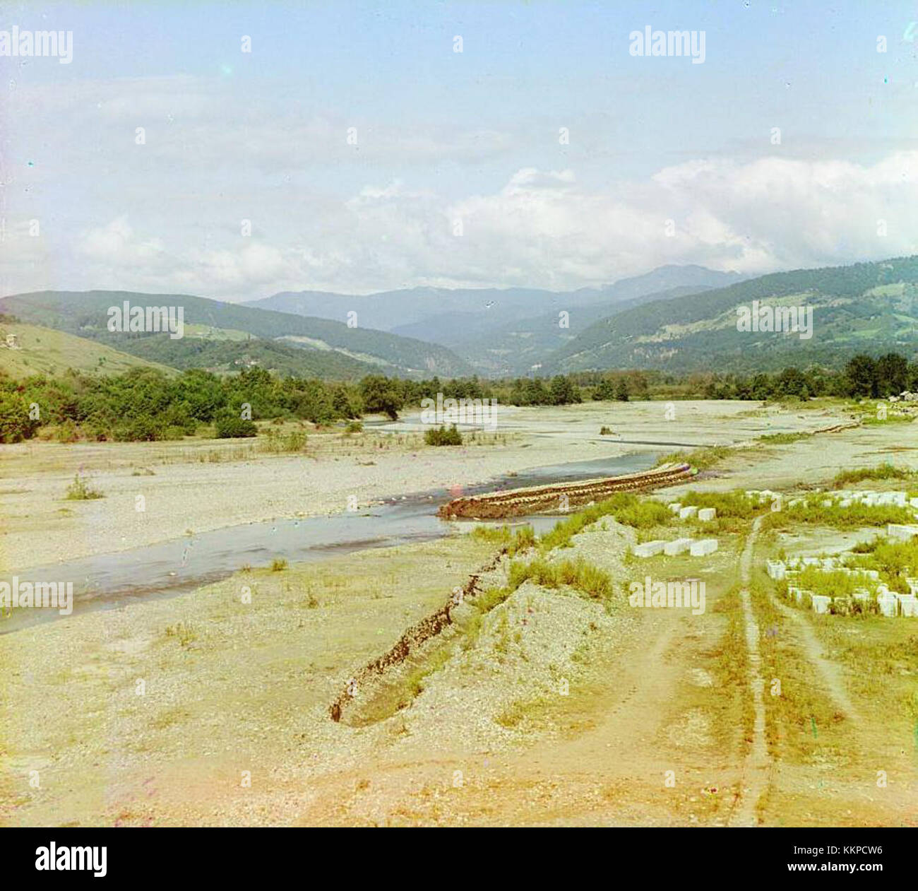 An overview of the Sochi River, showcasing its natural beauty and ...