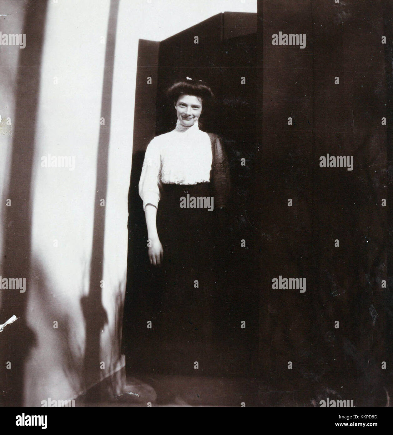 This informal portrait of Tatiana, likely taken around 1910, captures ...