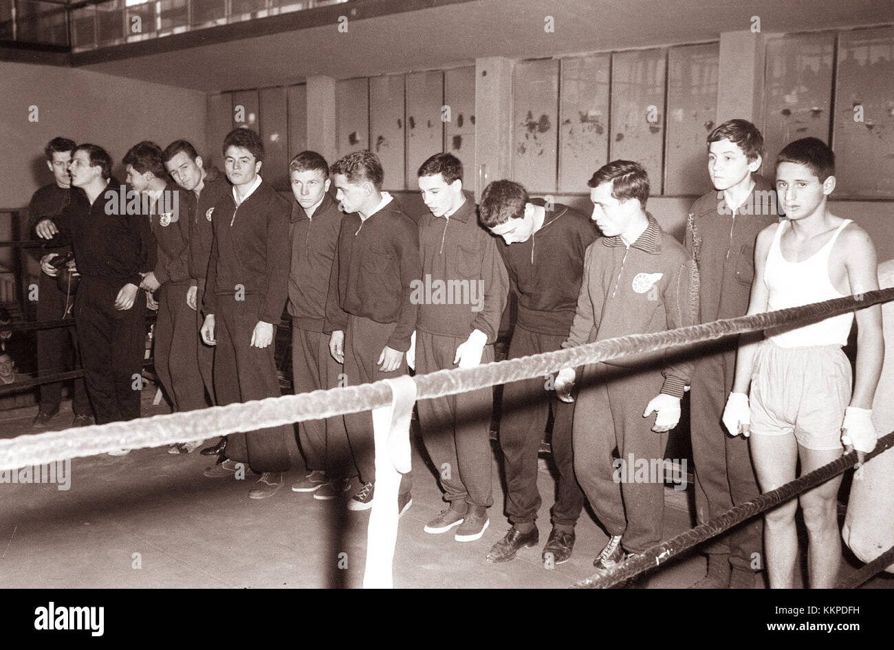 The 1962 boxing competition between young boxers from Vojvodina and ...