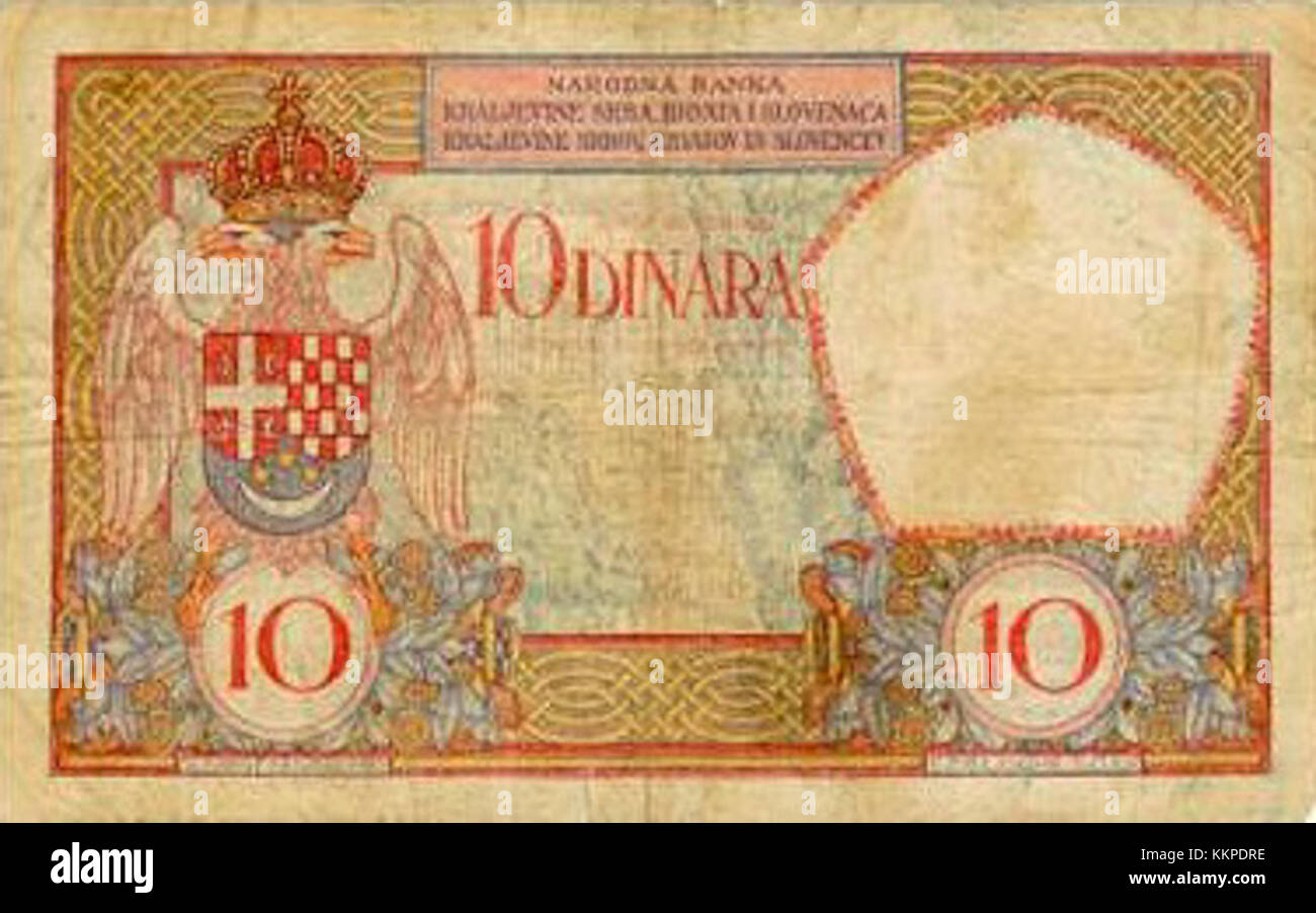 The 10 Dinara coin from 1926 is part of the Yugoslav currency system ...