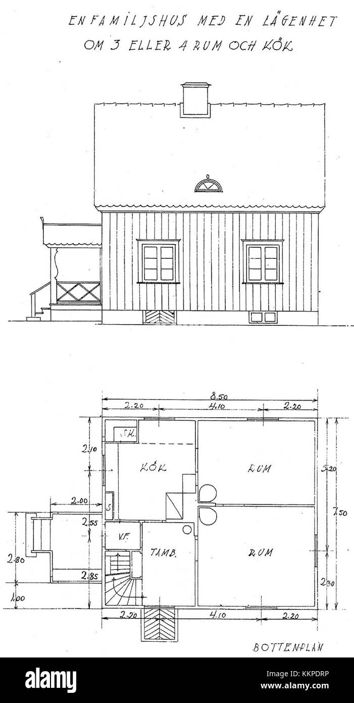 The 1923 villa drawing showcases early 20th-century residential ...
