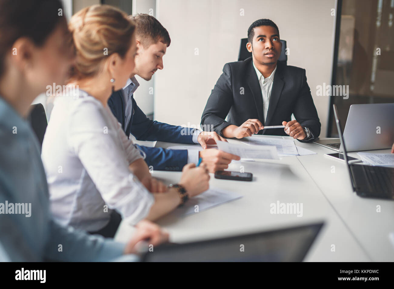 Conference Room With Black People