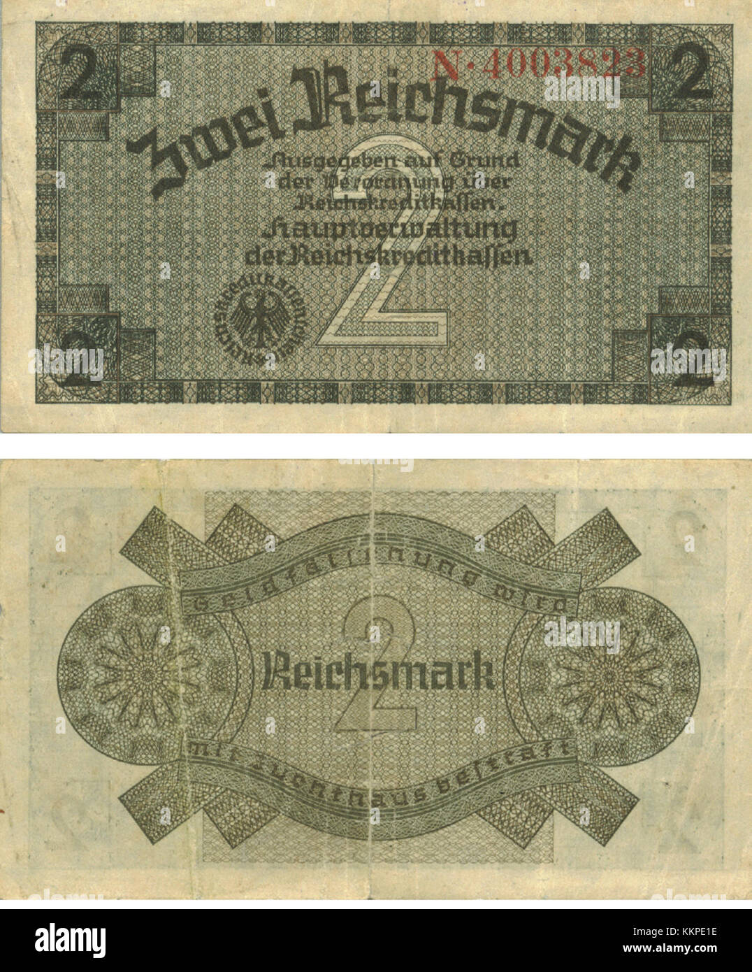 The *2 Reichsmark* coin was a currency used in Nazi Germany during the ...