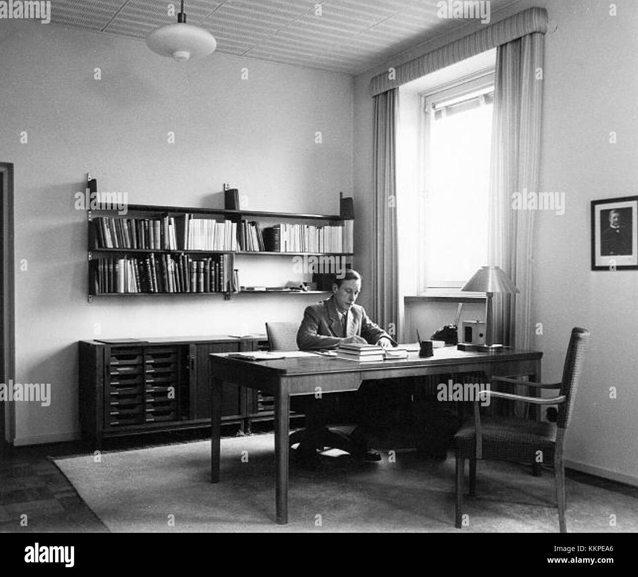 Bengt Edlen skrivrum Stock Photo - Alamy