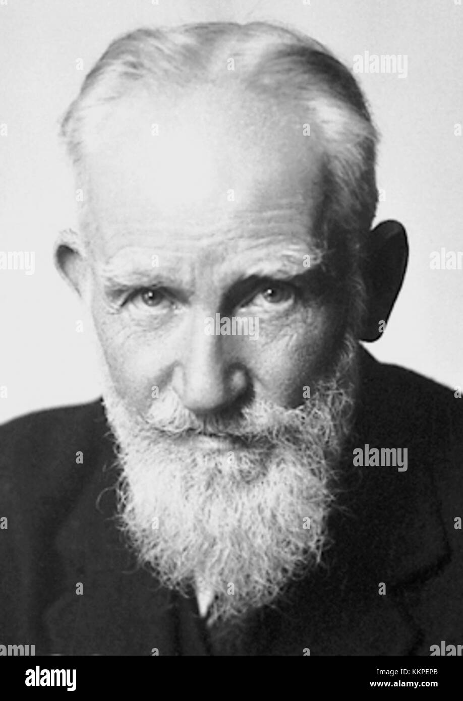 This portrait of George Bernard Shaw from 1925 captures the renowned ...