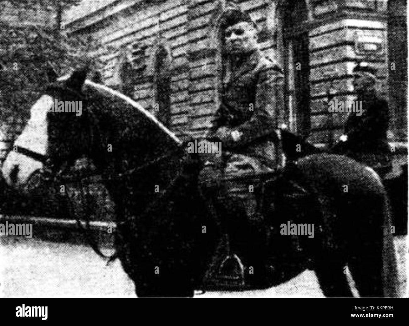 General Ambrosio and general Robotti in Ljubljana Stock Photo - Alamy