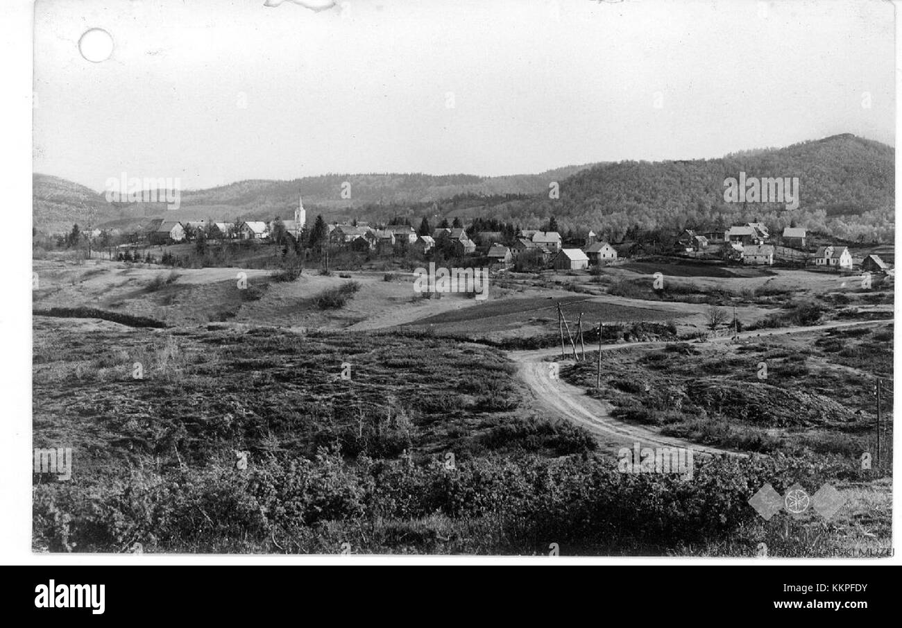 A postcard depicting the scenic region of Morava, an area known for its ...