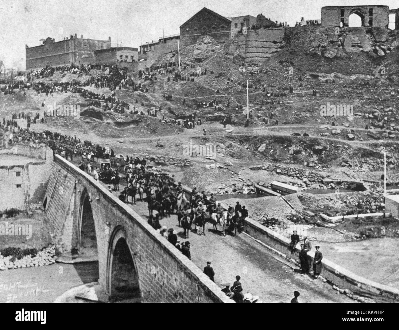 The Red Bridge in Yerevan, Armenia, is a notable structure, likely ...